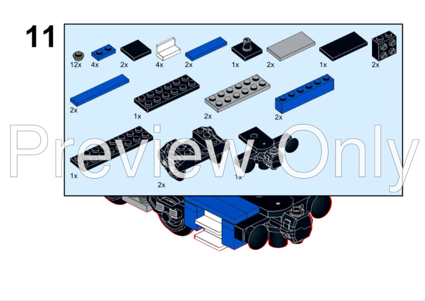 LEGO MOC Polish Intercity Train by Handers | Rebrickable - Build with LEGO