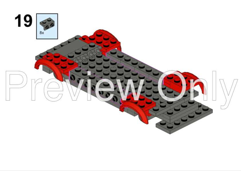 LEGO MOC Ford Mustang Boss 429 by Tiggerljc | Rebrickable - Build with LEGO