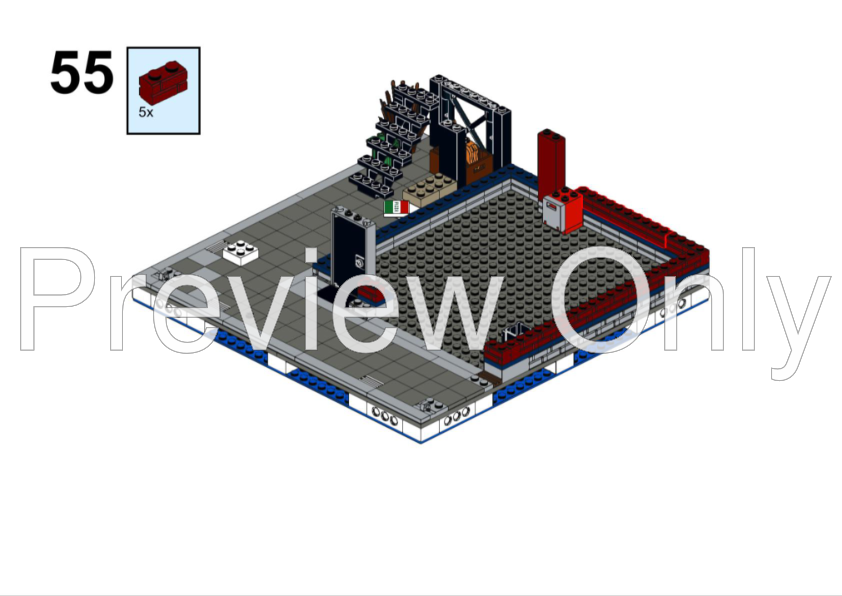 Lego Moc Tuning Garage Modular By Madwaxbe Rebrickable Build With Lego