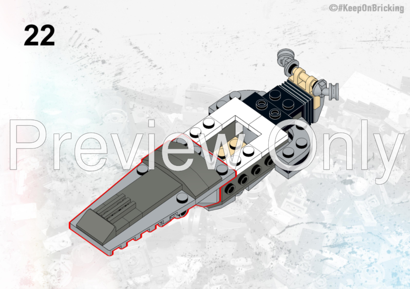 Lego Moc 77012 Speeder Chase By Keep On Bricking Rebrickable Build