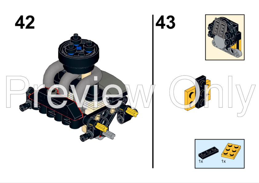 LEGO MOC 42127 Tractor with Field Sprayer by Larsagri | Rebrickable ...