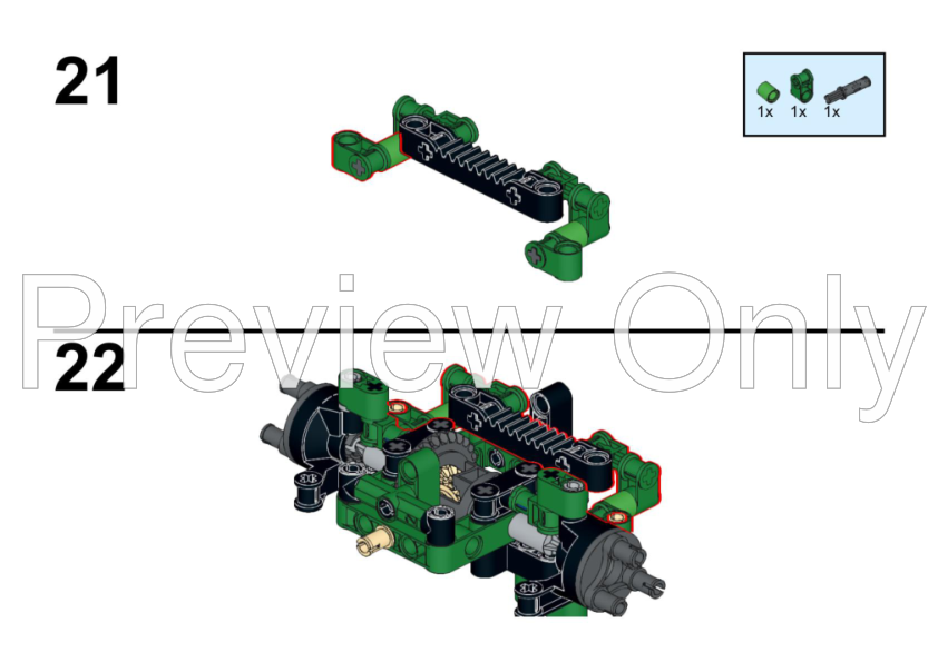 Lego Moc John Deere 4450 Tractor By Odinbricks Rebrickable Build
