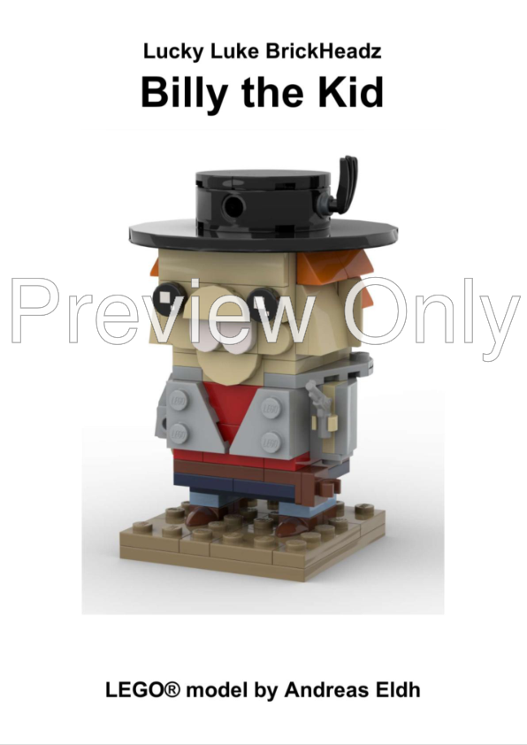 LEGO MOC Lucky Luke: Billy the Kid by Andreas_Eldh | Rebrickable ...