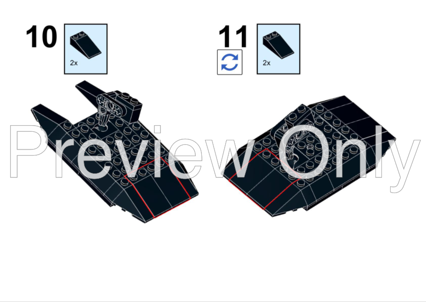 LEGO MOC Dassault rafale by thelegowolfpack | Rebrickable - Build with LEGO