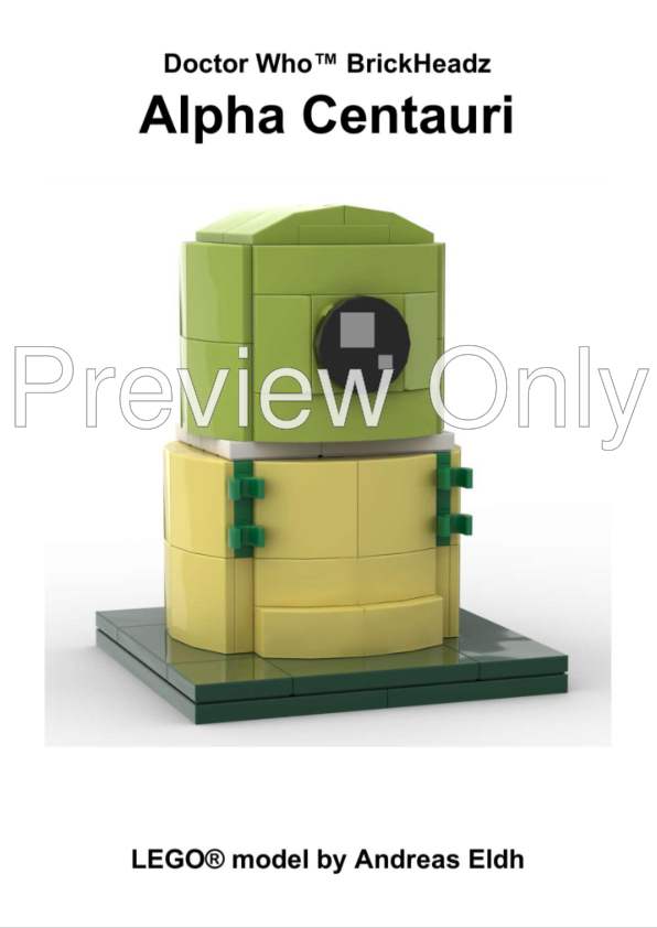 LEGO MOC Doctor Who: Alpha Centauri by Andreas_Eldh | Rebrickable ...