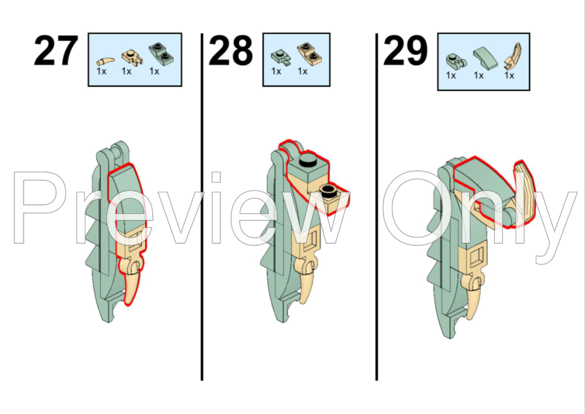 LEGO MOC Geonosian Beasts - Acklay, Reek, & Nexu (from Petranaki ...
