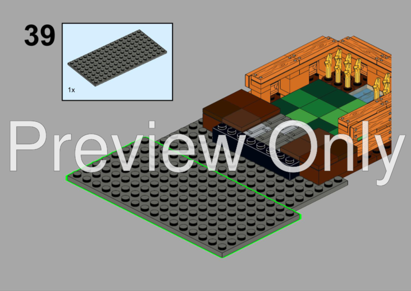 Lego Moc Cow Shrine Dice Tower By Zxnijixz Rebrickable Build With Lego