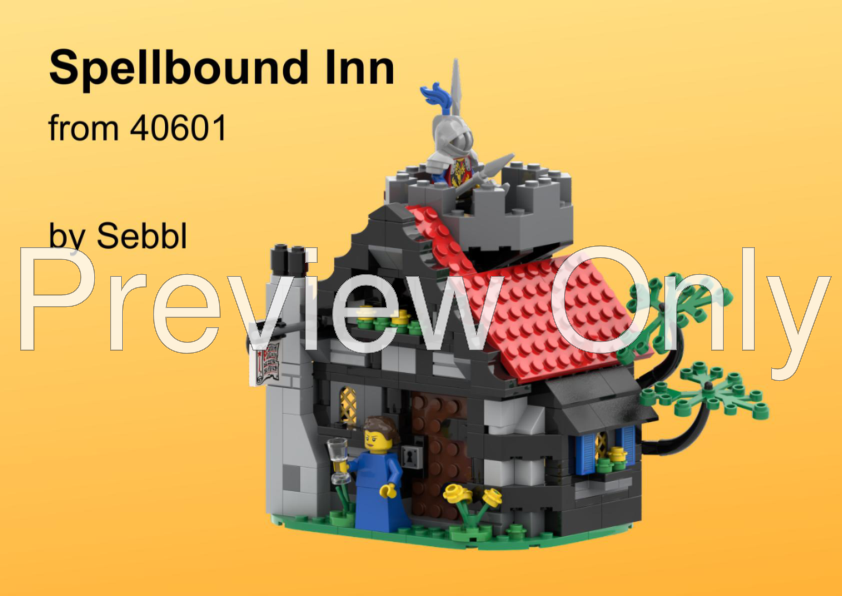 LEGO MOC 40601: Spellbound Inn by sebbl | Rebrickable - Build with LEGO