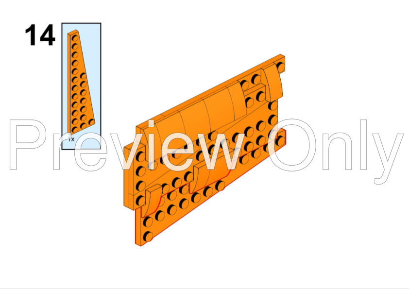 LEGO MOC Oversized orange Fish Lego Element by kmulvihill74 ...
