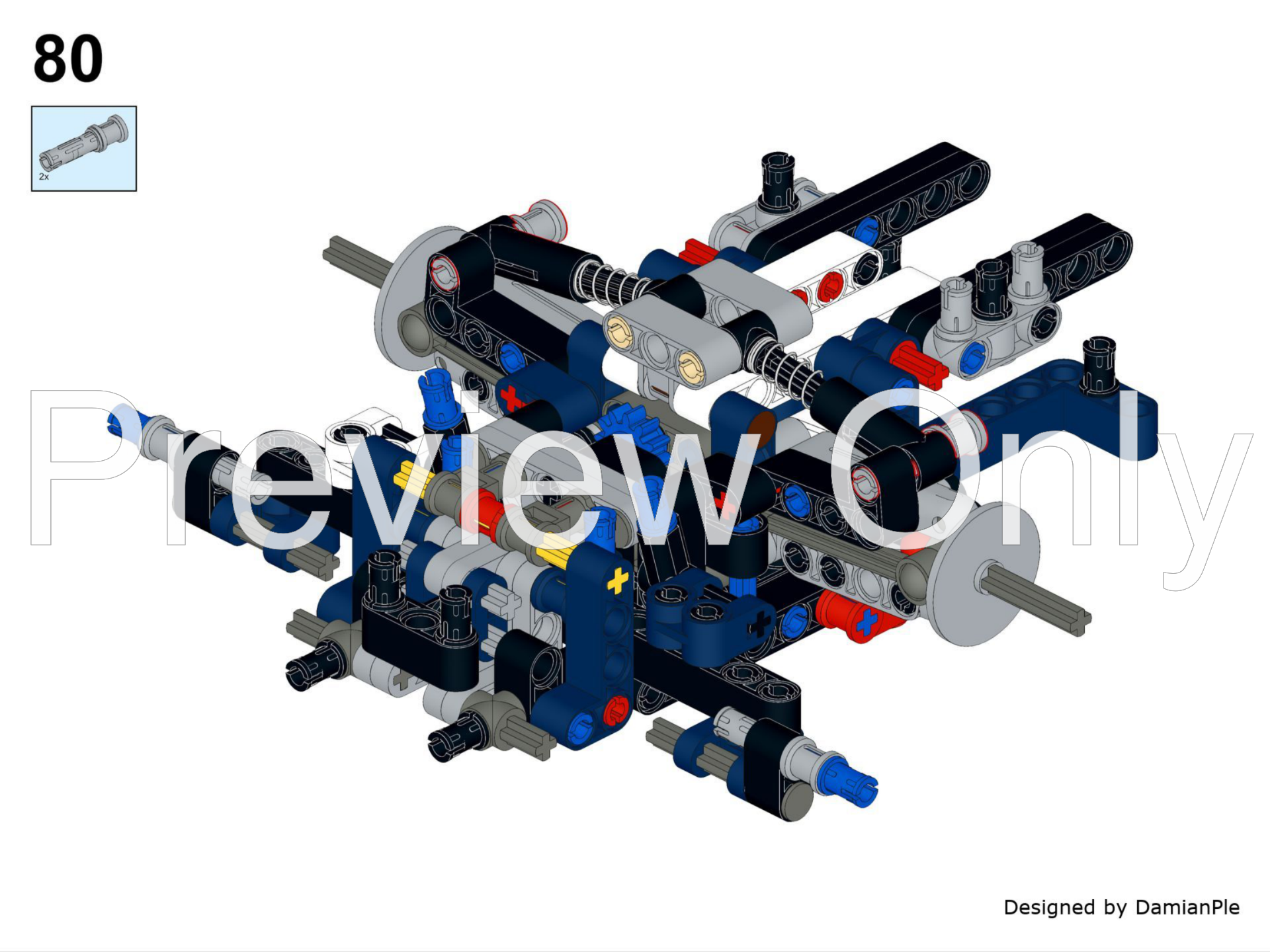 LEGO MOC 42154- Alternative model by DamianPLE Technic Garage ...