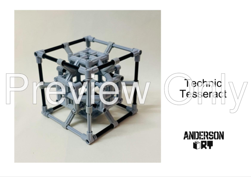 LEGO MOC Technic Tesseract by anderson_brick_art | Rebrickable - Build ...