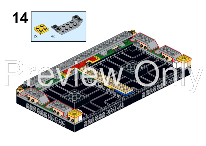 Lego Moc Wizard Chess Board 3rd Edition Stand Mode With Or Without