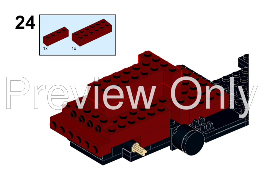 Lego Moc Christmas Truck By Gabizon Rebrickable Build With Lego
