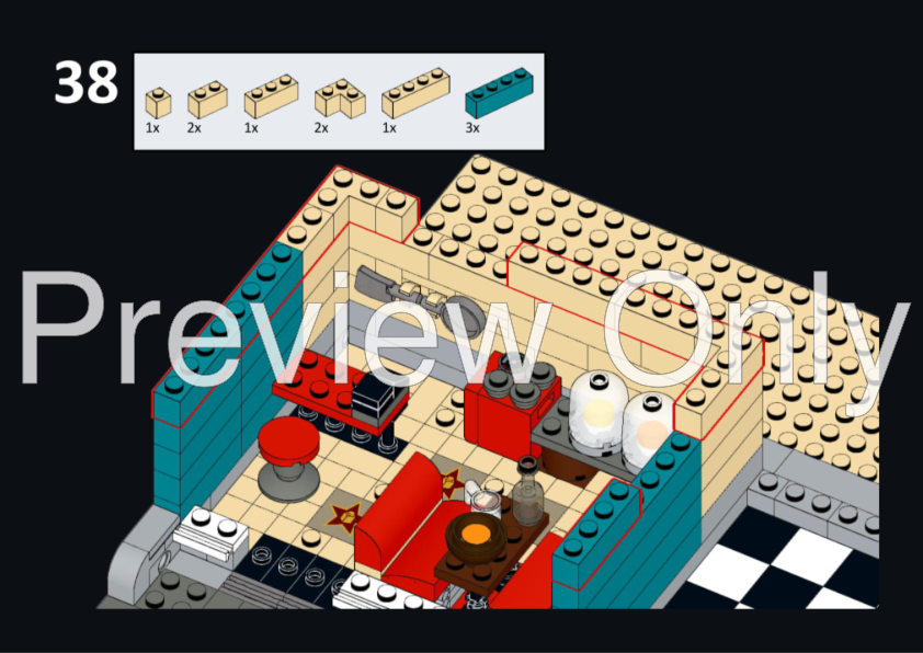 Lego Moc 8in1 Modular Alternative Builds 2023 By Pl Mocs Rebrickable