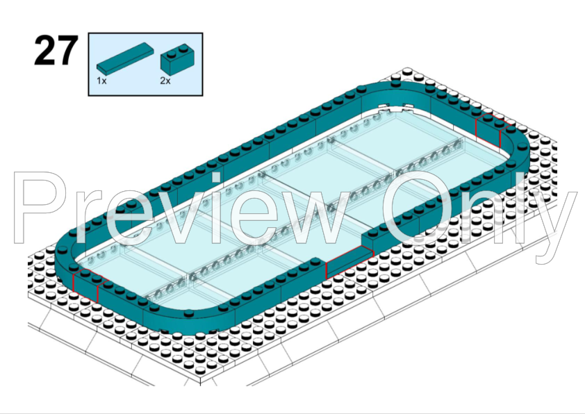 LEGO MOC Winter Ice Rink And Skate Rental Shop by Ryanetere ...