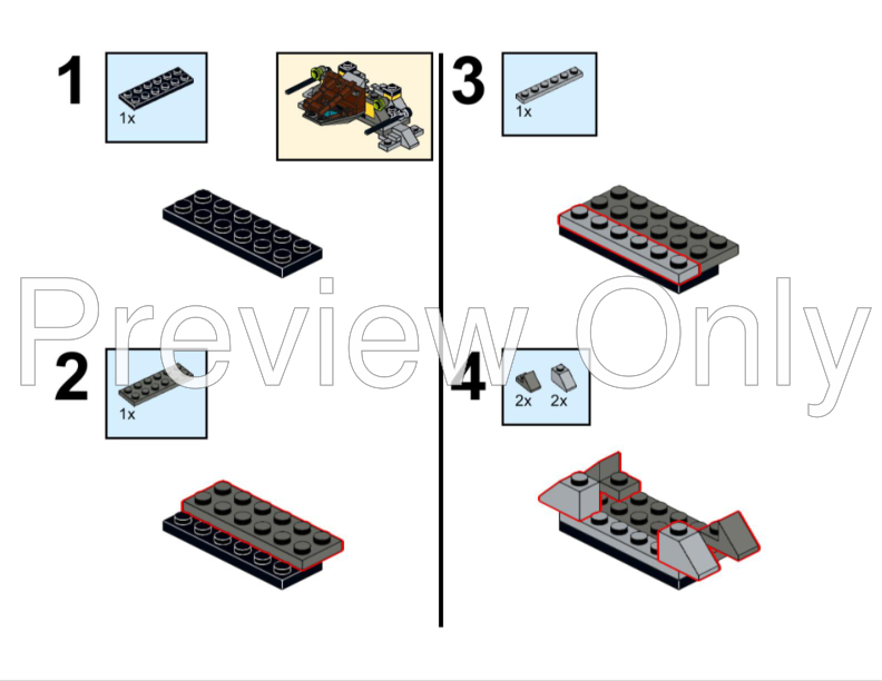 LEGO MOC Mini Rock Raiders - Tunnel Transport by robertvii ...