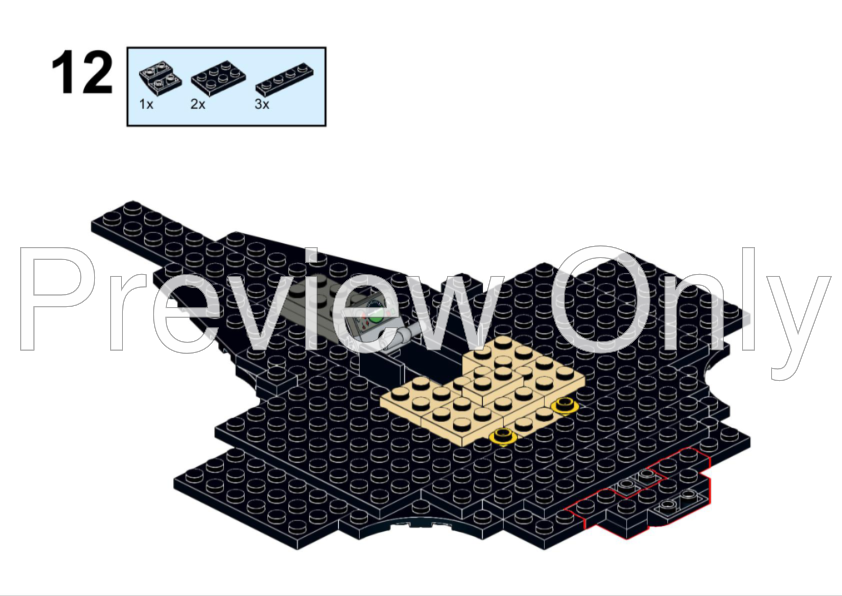 Lego Moc Batwing 1989 Tim Burton Version By Rudytrooper666
