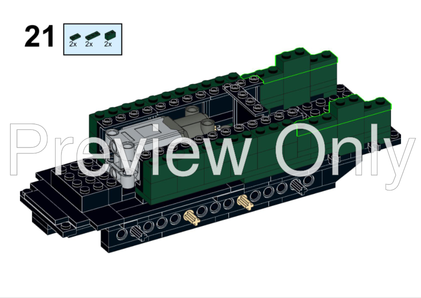 Lego Moc Br988 Db 8 Wide For M Wheel By Dynabrixx Rebrickable