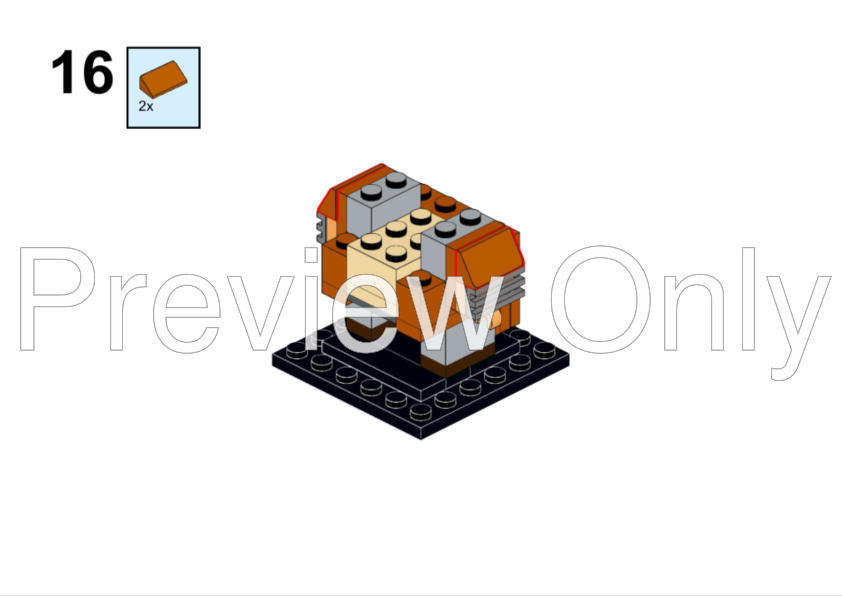 LEGO MOC Muhammad Avdol & Magician's Red Brickheadz (JoJo's Bizarre ...