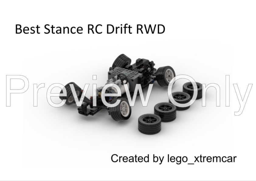 LEGO MOC best stance rc drift by lego_xtremcar | Rebrickable - Build ...