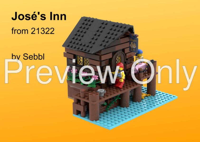 LEGO MOC 21322: Imperial Guards' Tavern and Port - Pirate World: Part 3 ...