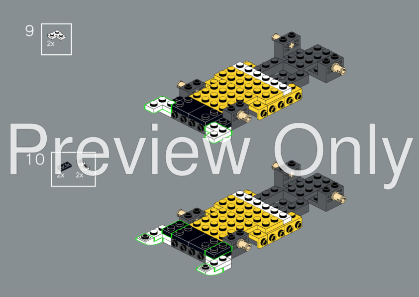 LEGO MOC Porsche 911 GT1 98 by SFH_Bricks | Rebrickable - Build with LEGO