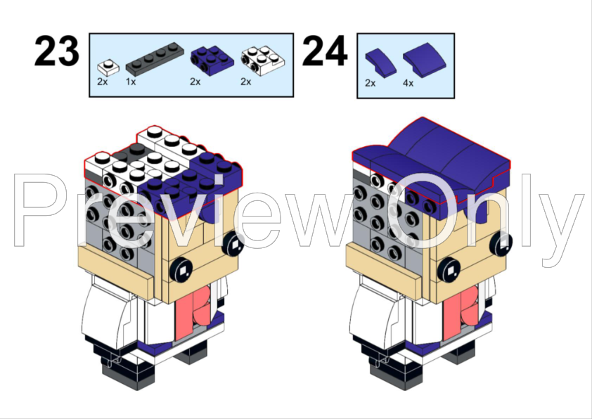 Lego Moc Team Rocket Brickheadz By Twilight Brix Rebrickable