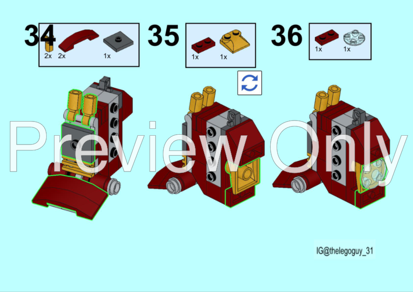 LEGO MOC-167941 MF-018 HULKBUSTER (MCU) by TheLegoGuy31 | Rebrickable ...