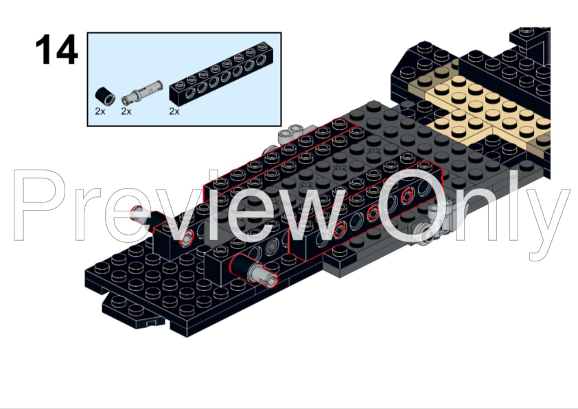 LEGO MOC Batmobile (Version 1989 - 2 person cockpit and sliding roof ...