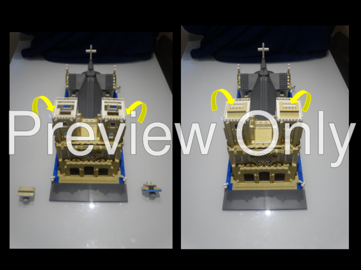 LEGO MOC The big Cathedral by BennyBenster | Rebrickable - Build with LEGO