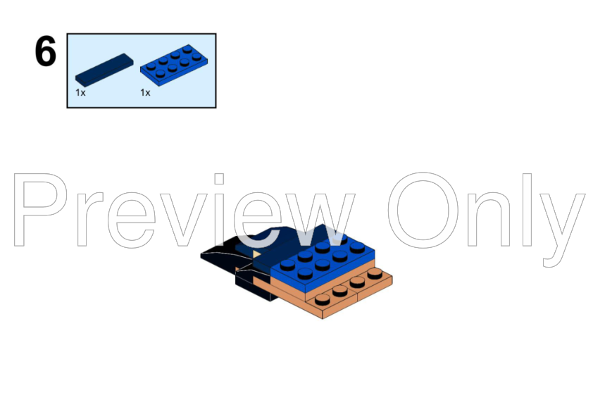 LEGO MOC Barn Swallow (American Morph): Birdheadz by OrchardBuilds ...