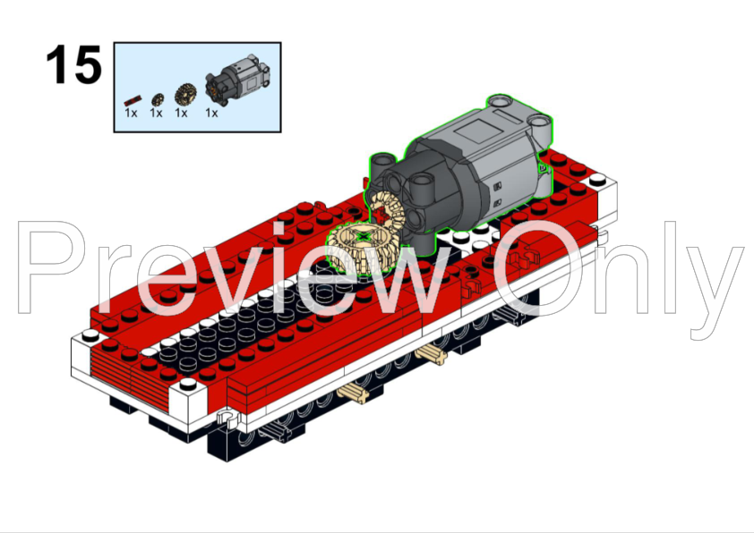 Lego Moc V60 Db 8 Wide For M Wheel By Dynabrixx Rebrickable Build