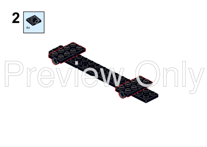 LEGO MOC ADAC VW Touareg by ole.828 | Rebrickable - Build with LEGO