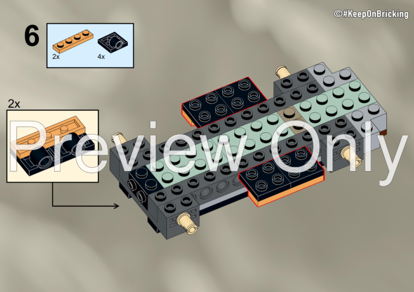 LEGO MOC 76958 Dino Rod by Keep On Bricking | Rebrickable - Build with LEGO