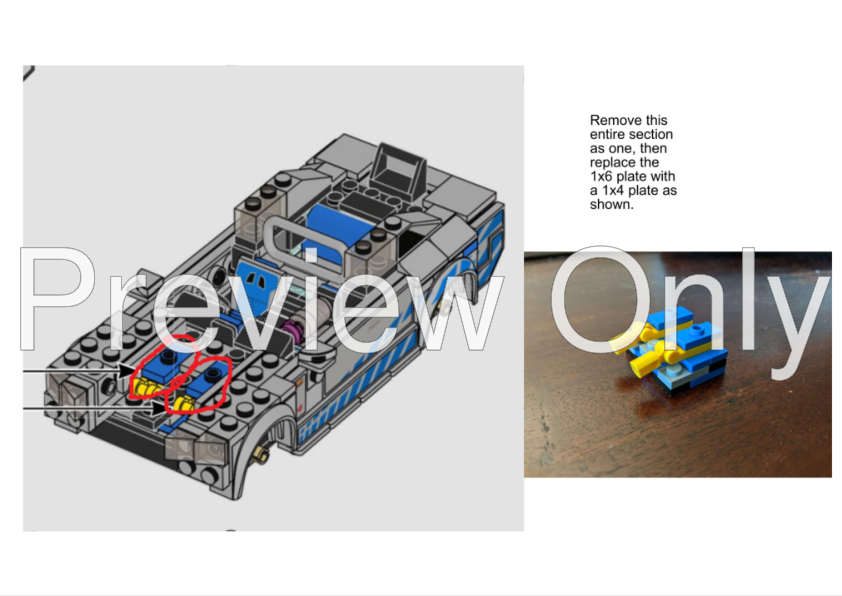 LEGO MOC 76917 R34 hood mod Nissan Skyline GT-R by Rhinoswagobius ...