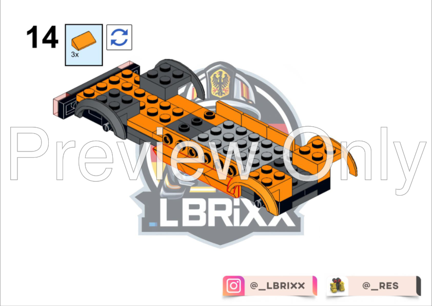 LEGO MOC Volkswagen T5 Kommunal by _res | Rebrickable - Build with LEGO
