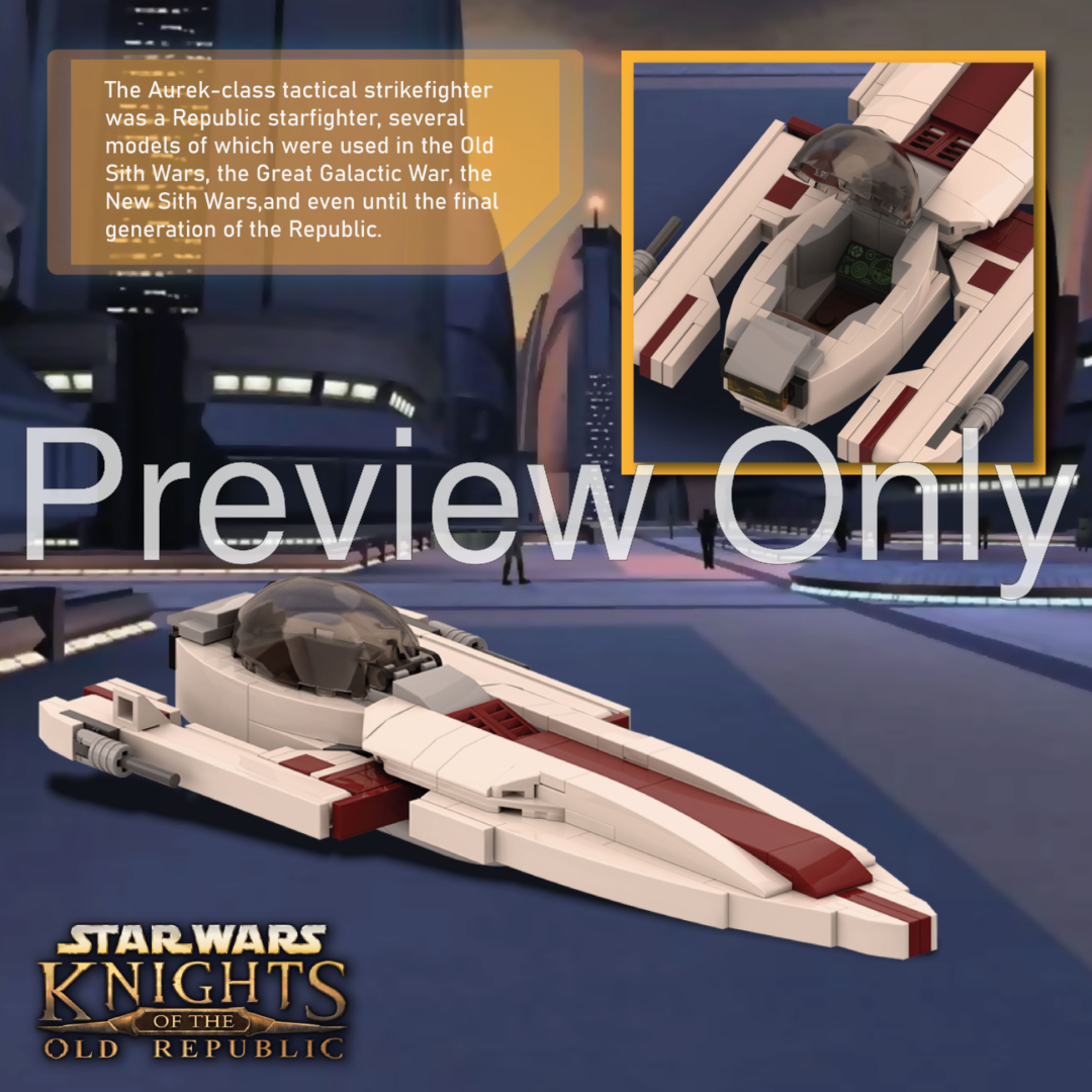 LEGO MOC Aurek-Class Tactical Strikefighter (KOTOR) by GibonTheRocket ...