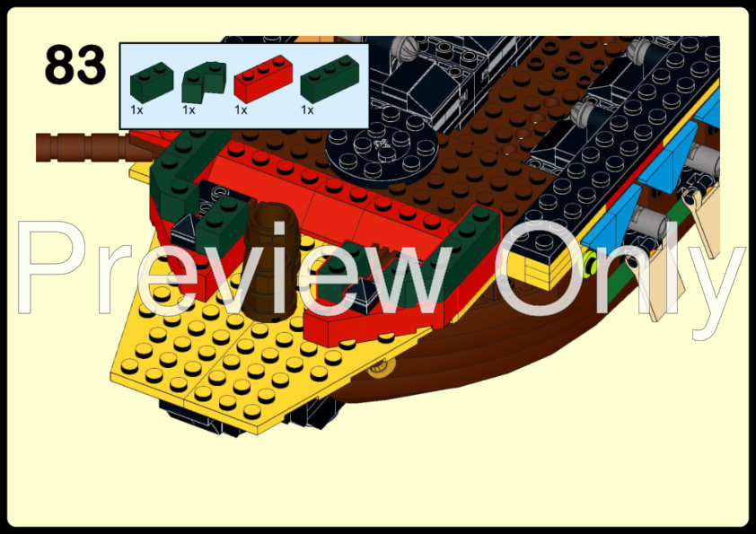 Lego Moc The Perseverance By The Pirate Shipwright Rebrickable