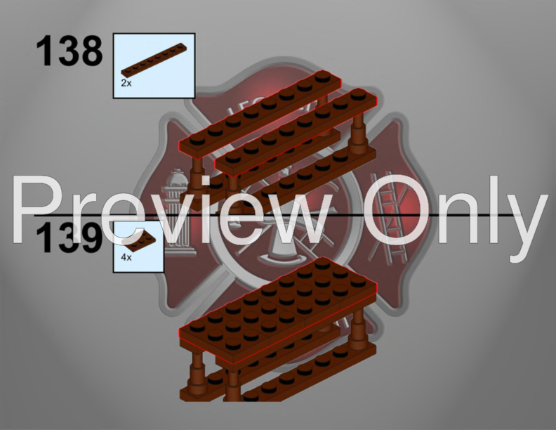 LEGO MOC Modular Fire Station by BrickStudioArchitect | Rebrickable ...