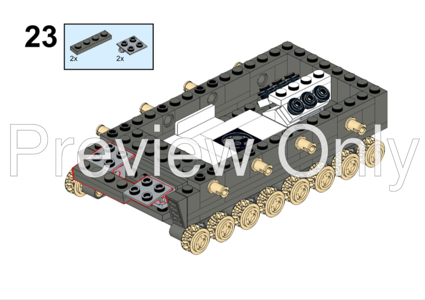 LEGO MOC Panzer IV H Medium Tank by The_Kill_Code | Rebrickable - Build ...