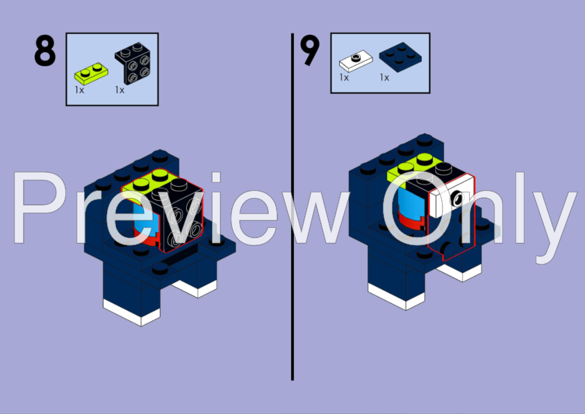 LEGO MOC 10th Doctor Brickhead - Blue and Brown Suit by Bucktopus ...