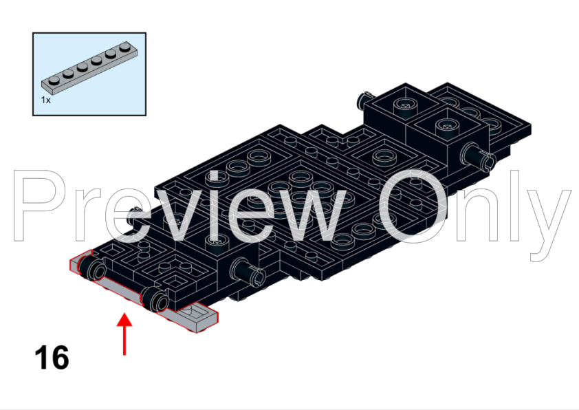 Lego Moc Jp Jeep 18 Compatible With Lego Stickers By Jpbrick