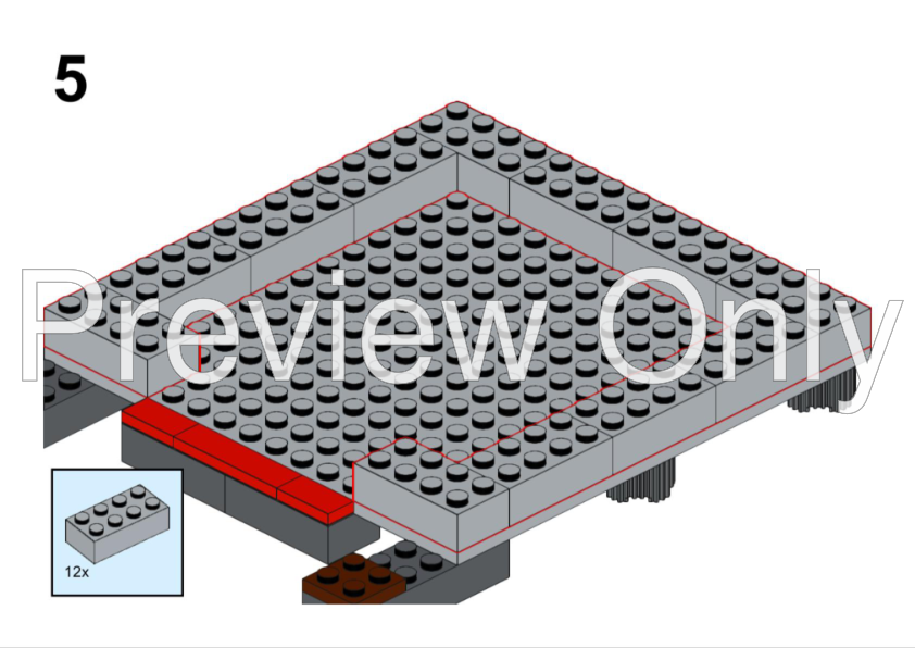 LEGO MOC Nuclear Rocket Base by Huebre | Rebrickable - Build with LEGO