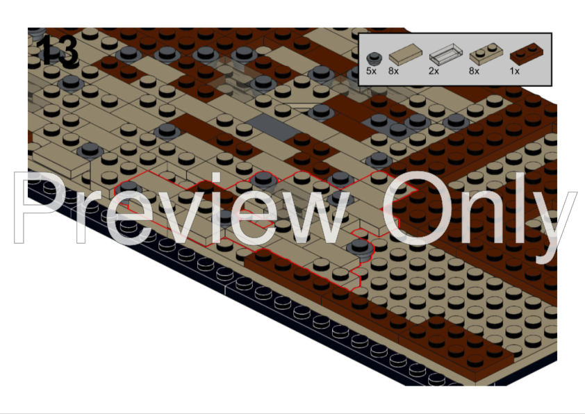 LEGO MOC Forbidden Forest Scenery by JL.Bricks | Rebrickable - Build with LEGO