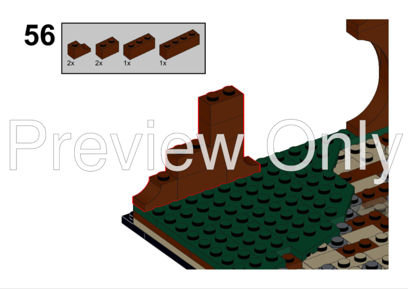 LEGO MOC Forbidden Forest Scenery by JL.Bricks | Rebrickable - Build with LEGO
