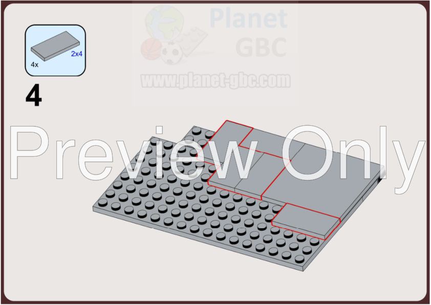 LEGO MOC Folding Table, by Zachary Steinman by Planet GBC | Rebrickable ...