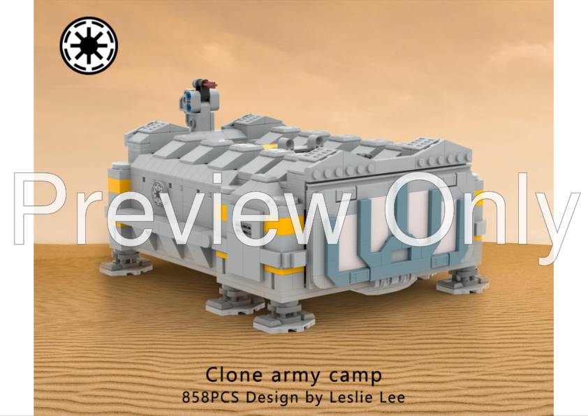 LEGO MOC Clone Army Camp（Link RHO shuttle） by LeslieLee | Rebrickable ...