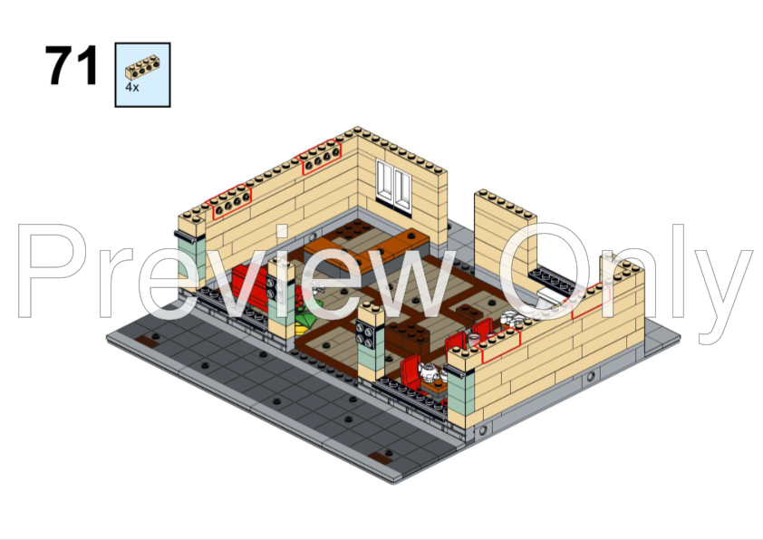 LEGO MOC Modular MOC "Hotel" by Klemmbausteinmagie | Rebrickable ...