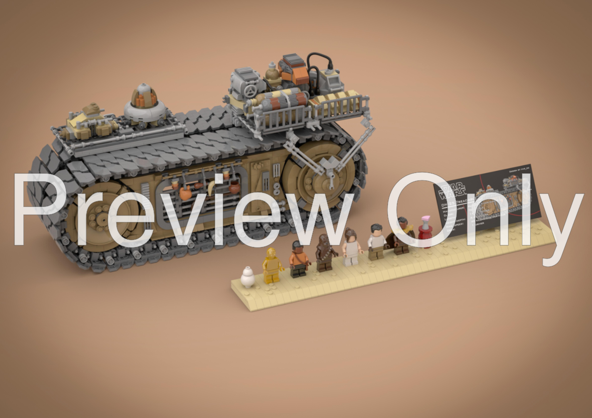 LEGO MOC DN-25 Treadable MOC by five_dc | Rebrickable - Build with LEGO