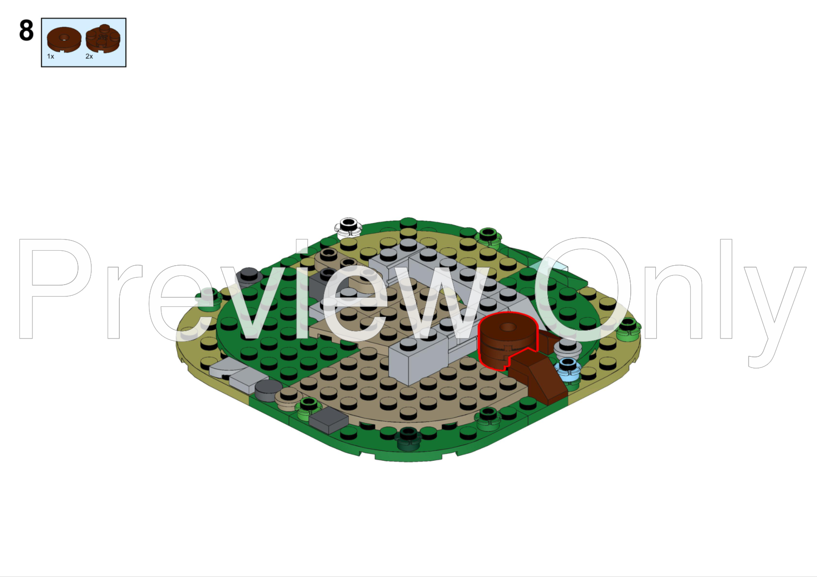 LEGO MOC Abandoned guard tower by manusmocs | Rebrickable - Build with LEGO